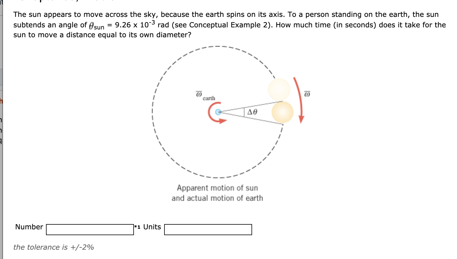 Solved The sun appears to move across the sky, because the | Chegg.com