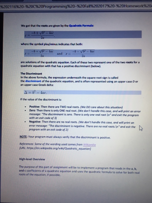 Solved ITCS 2116-C Programming- Fall 2017 Homework 4 | Chegg.com