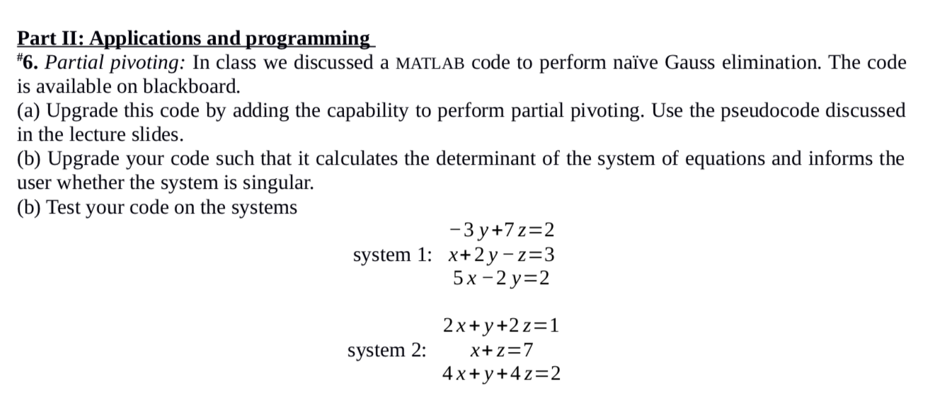 Solved A Pseudocode For Naïve Gauss Elimination Figure 94