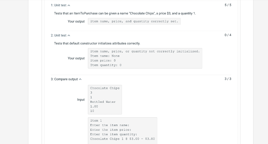 Solved what is wrong with unit test class | Chegg.com