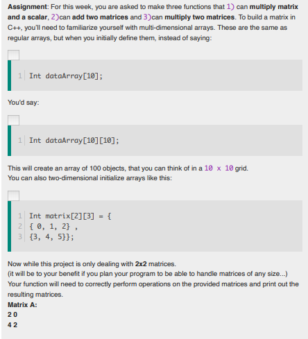 Solved Assignment: For this week, you are asked to make | Chegg.com