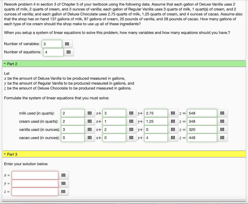 Solved Rework problem 4 in section 3 of Chapter 5 of your | Chegg.com