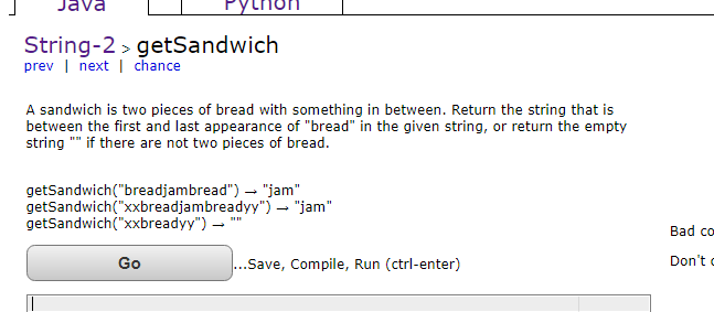 Solved String-2> catDog prev next chance Return true if the | Chegg.com