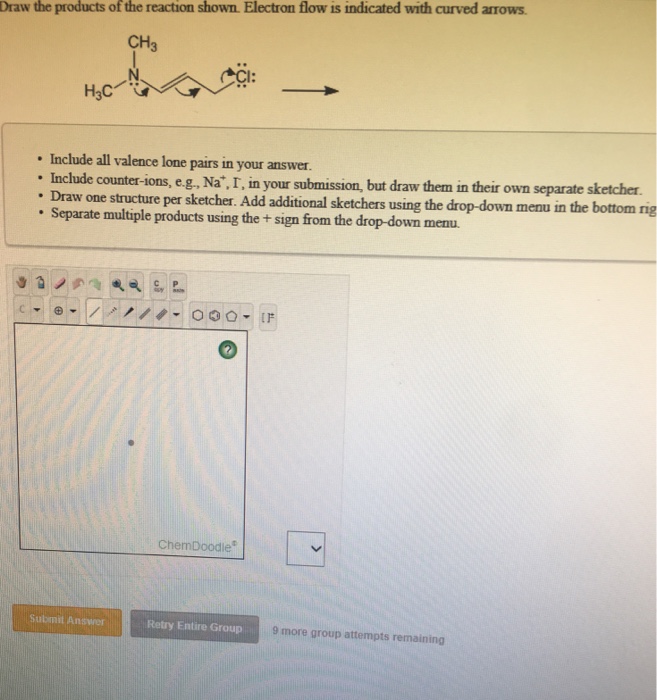 Solved Draw curved arrows to show electron reorganization | Chegg.com