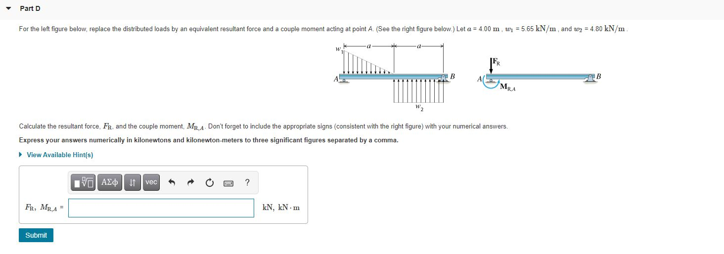 Solved Part D For the left figure below, replace the | Chegg.com