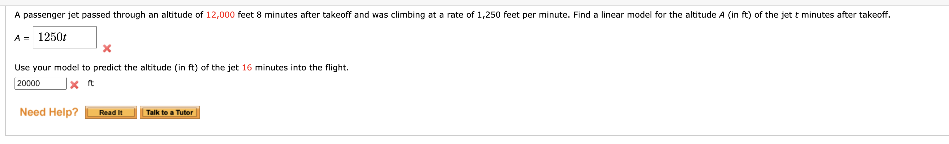 Solved A passenger jet passed through an altitude of 12,000 | Chegg.com