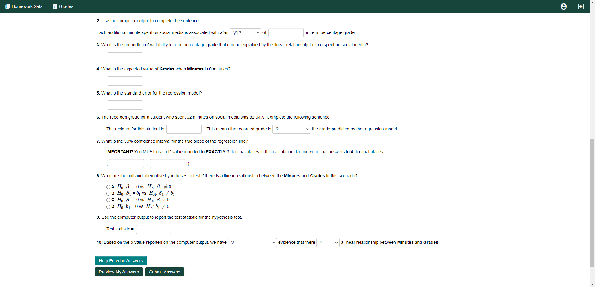 Solved Homework Sets Il Grades Problem 4 Problem 5 Problem 5708