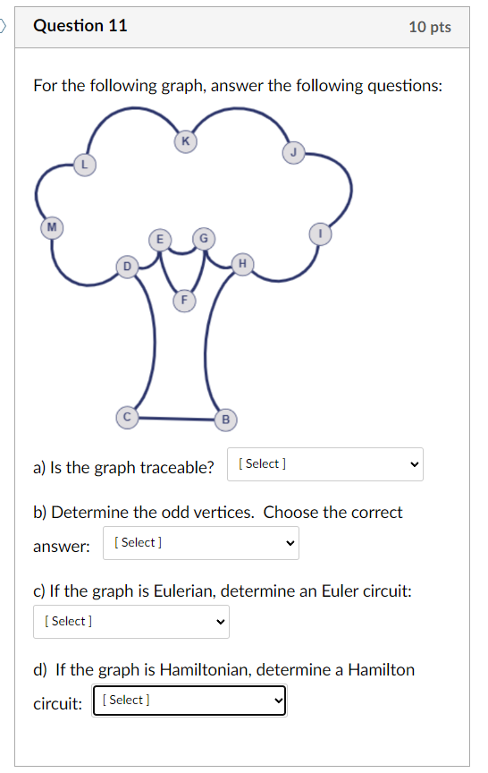 Solved For the following graph, answer the following | Chegg.com