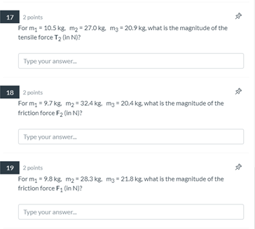 Solved IV - Friction Three rectangular blocks have masses | Chegg.com