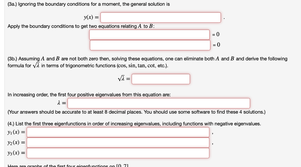 Solved (4 points) For some families of Second-Order linear | Chegg.com