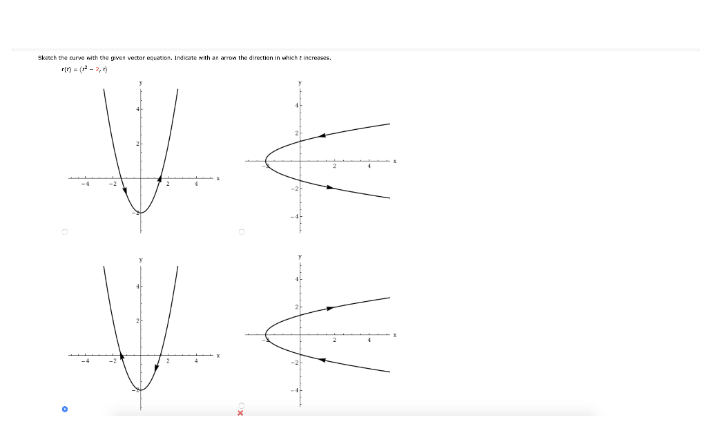 Solved Sketch the curve with the given vector equation. | Chegg.com