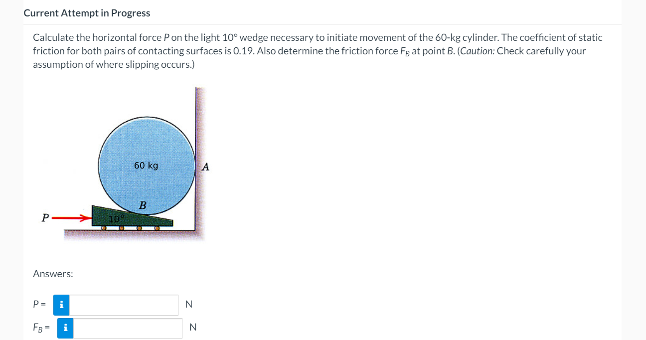 Solved Current Attempt in Progress Calculate the horizontal | Chegg.com