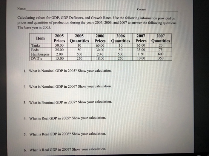 Solved Please Show Each One Step By Stepthe Calculations 4657