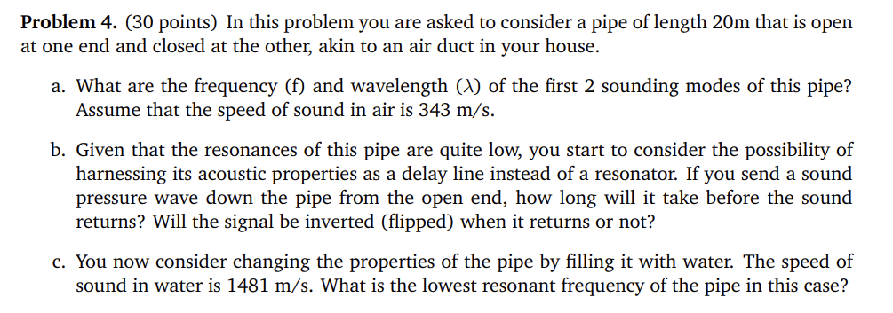 Solved Problem 4. (30 points) In this problem you are asked | Chegg.com Solved Problem 4. (30 points) In this problem you are asked | Chegg.com