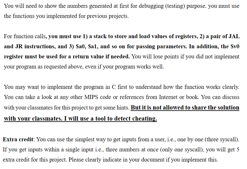 Solved You will implement a program in which the goal of a | Chegg.com