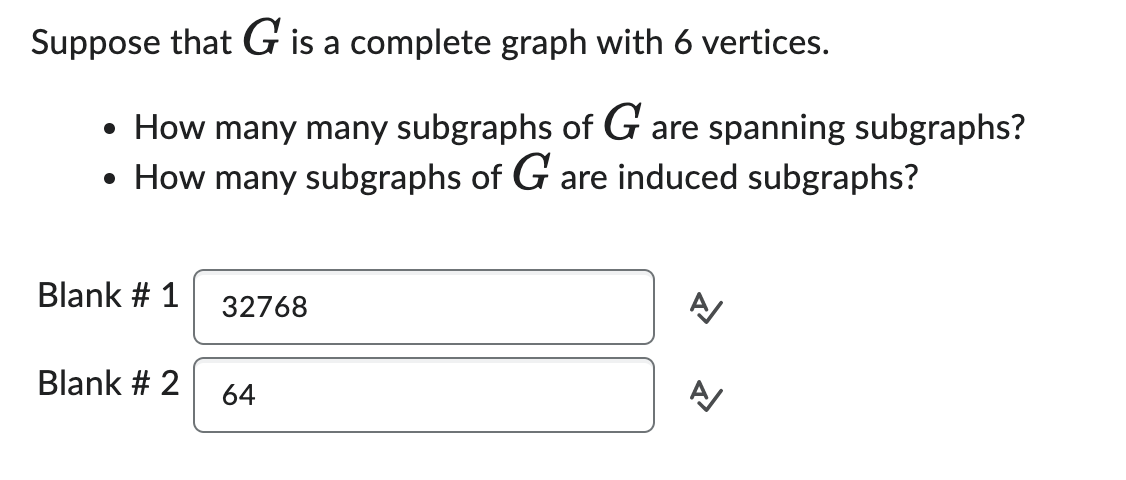 Solved Suppose that G is a complete graph with 6 vertices. - | Chegg.com