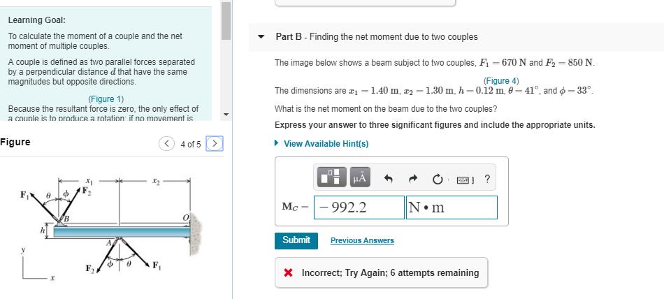 Solved Learning Goal To calculate the moment of a couple and | Chegg.com