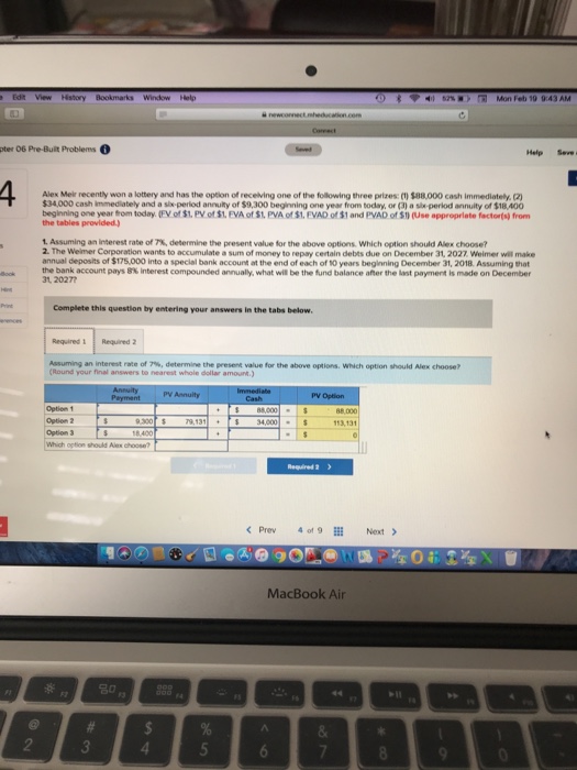 Solved pter 06 Pre-Buit Problems Help Seve Alex Melr | Chegg.com