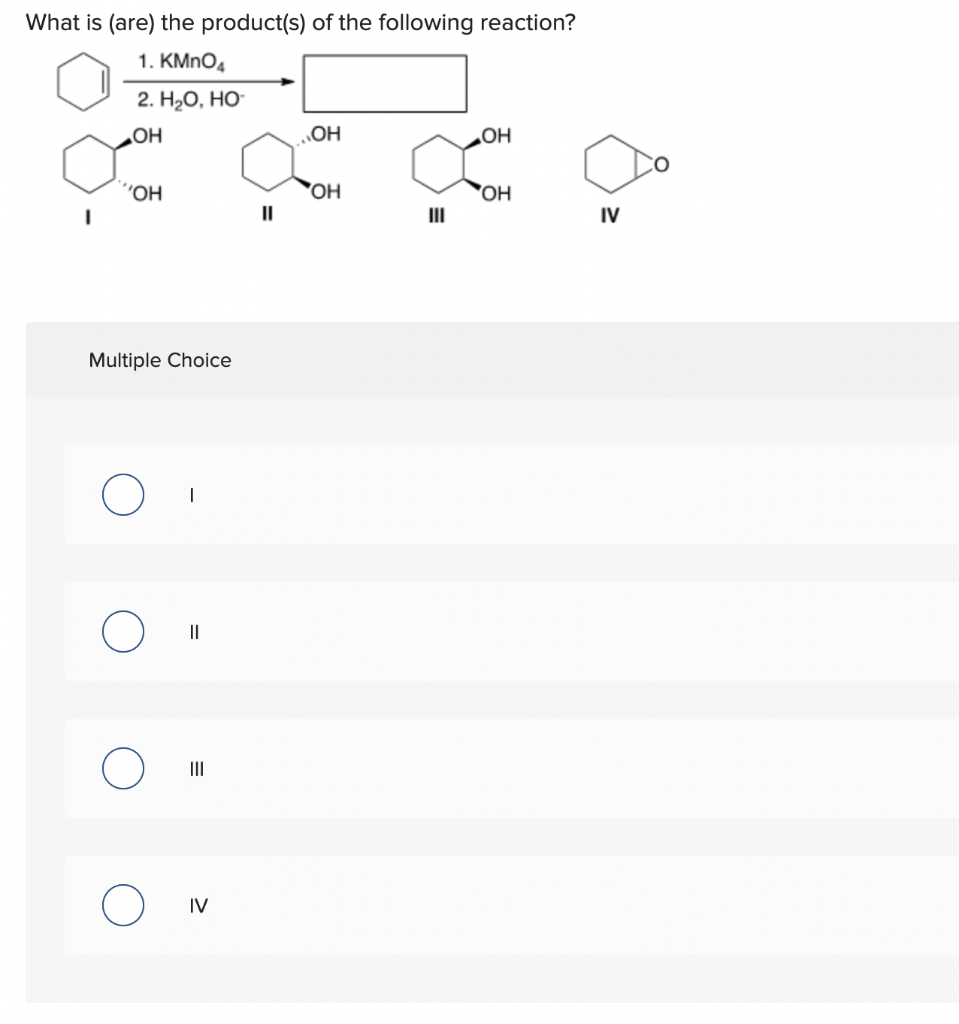 Solved What is (are) the product(s) of the following | Chegg.com