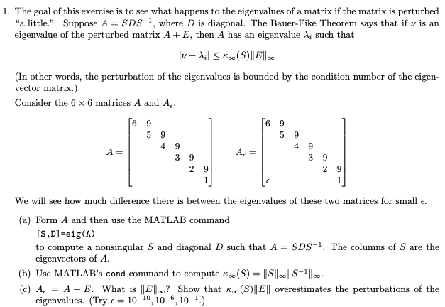 Solved 1. The goal of this exercise is to see what happens | Chegg.com