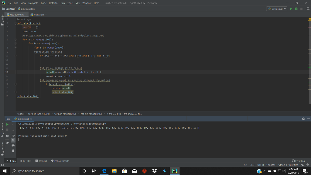 Solved How do I fix this? I want to keep my triple nested | Chegg.com