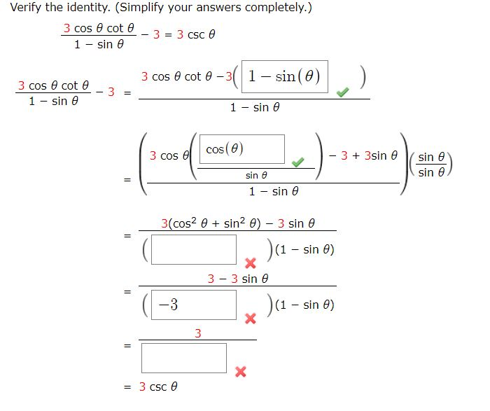 Solved Verify the identity. (Simplify your answers | Chegg.com