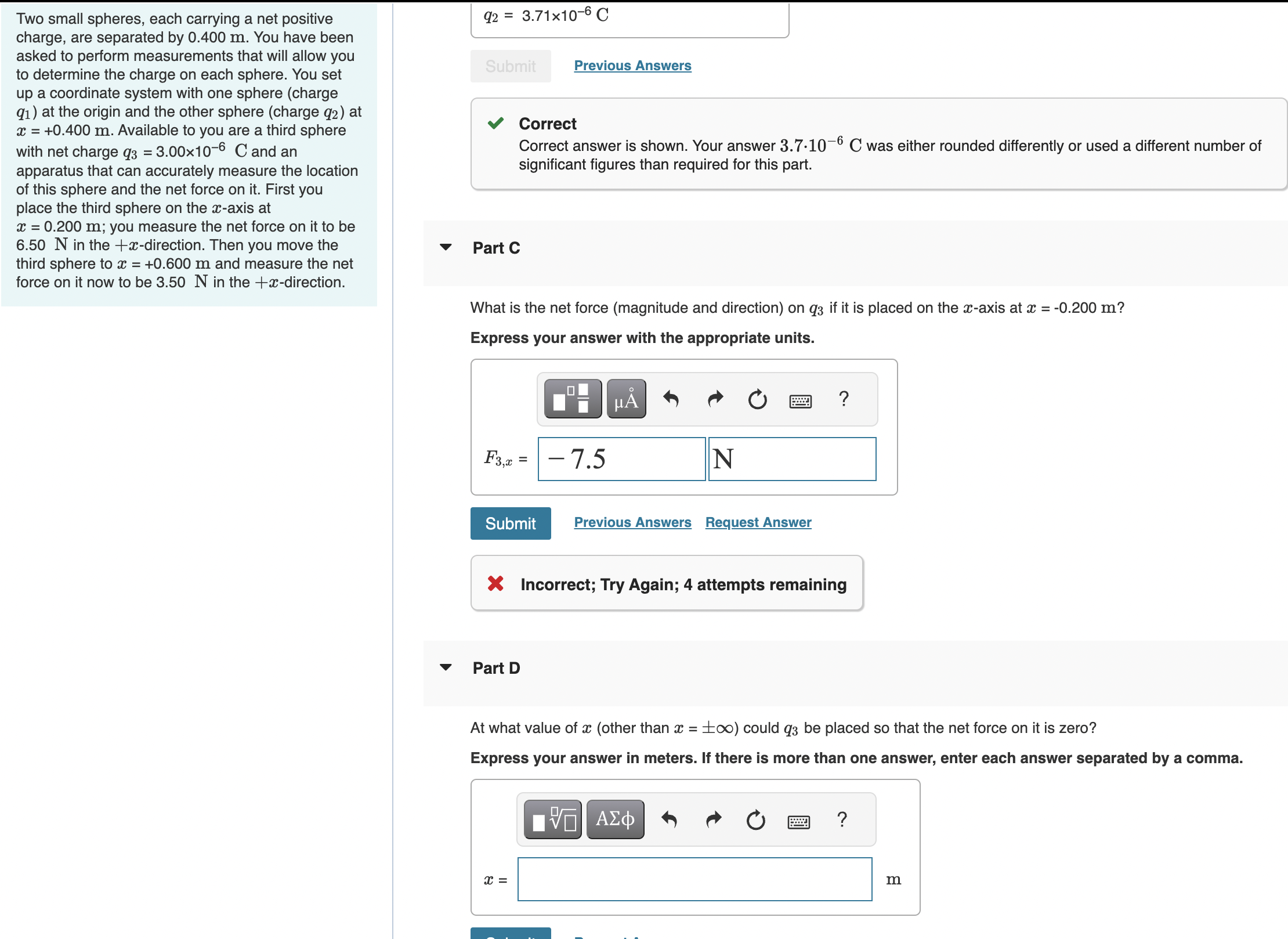 Solved Hello, Please answer part C and D for me :) I already | Chegg.com