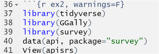 24 - ## Exercise 2 Load the survey package and access | Chegg.com