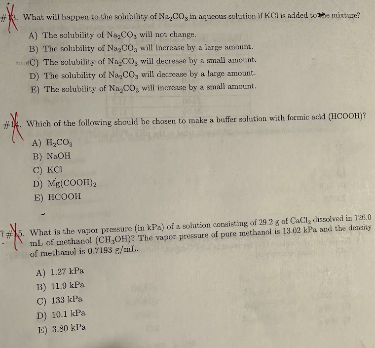 Solved 3. What will happen to the solubility of Na2CO3 in | Chegg.com