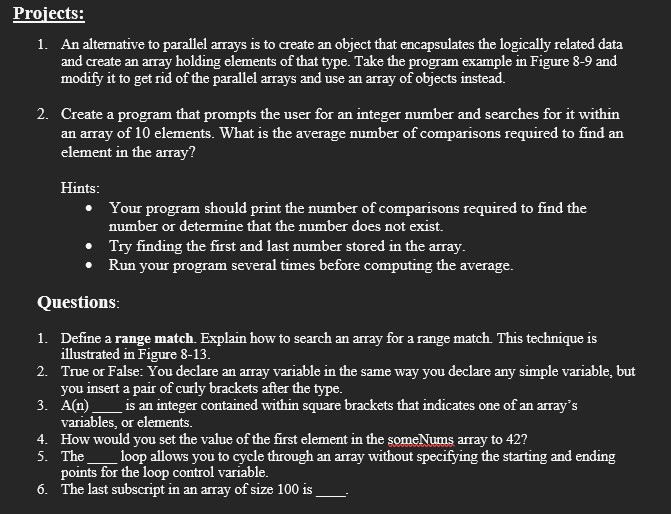 Solved PLEASE DO THE CODE IN JAVA AND FOR THE PROJECT 1 FIG. | Chegg.com