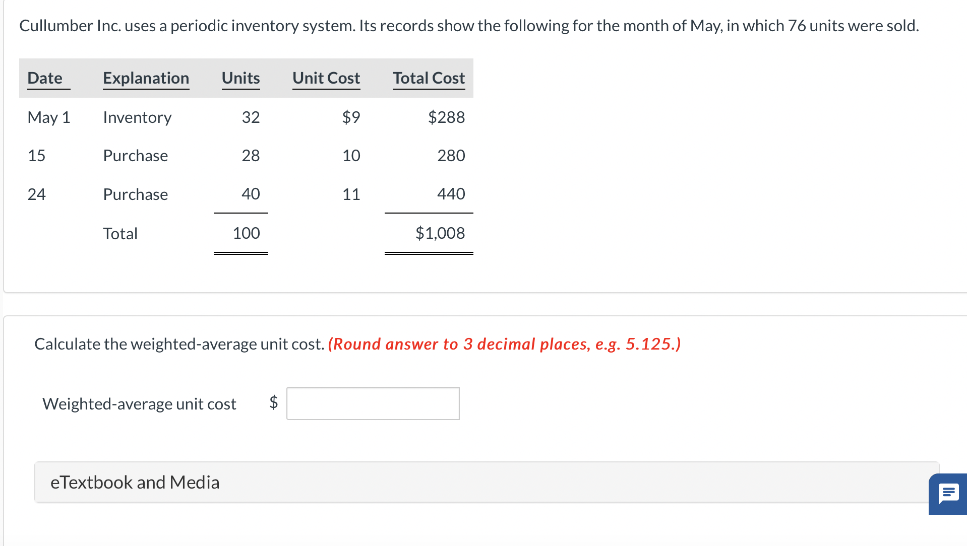 Solved Cullumber Inc. uses a periodic inventory system. Its | Chegg.com Solved Cullumber Inc. uses a periodic inventory system. Its | Chegg.com