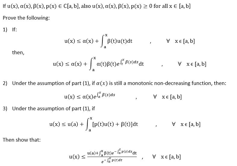 Solved If u(x),α(x),β(x),p(x)∈C[a,b], also | Chegg.com