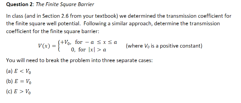 Solved In class (and in Section 2.6 from your textbook) we | Chegg.com