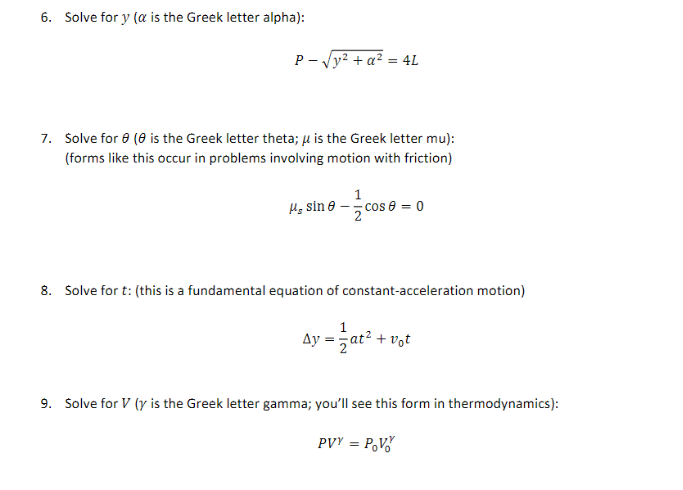 Solved 5. Solve this system of three equations for a in | Chegg.com
