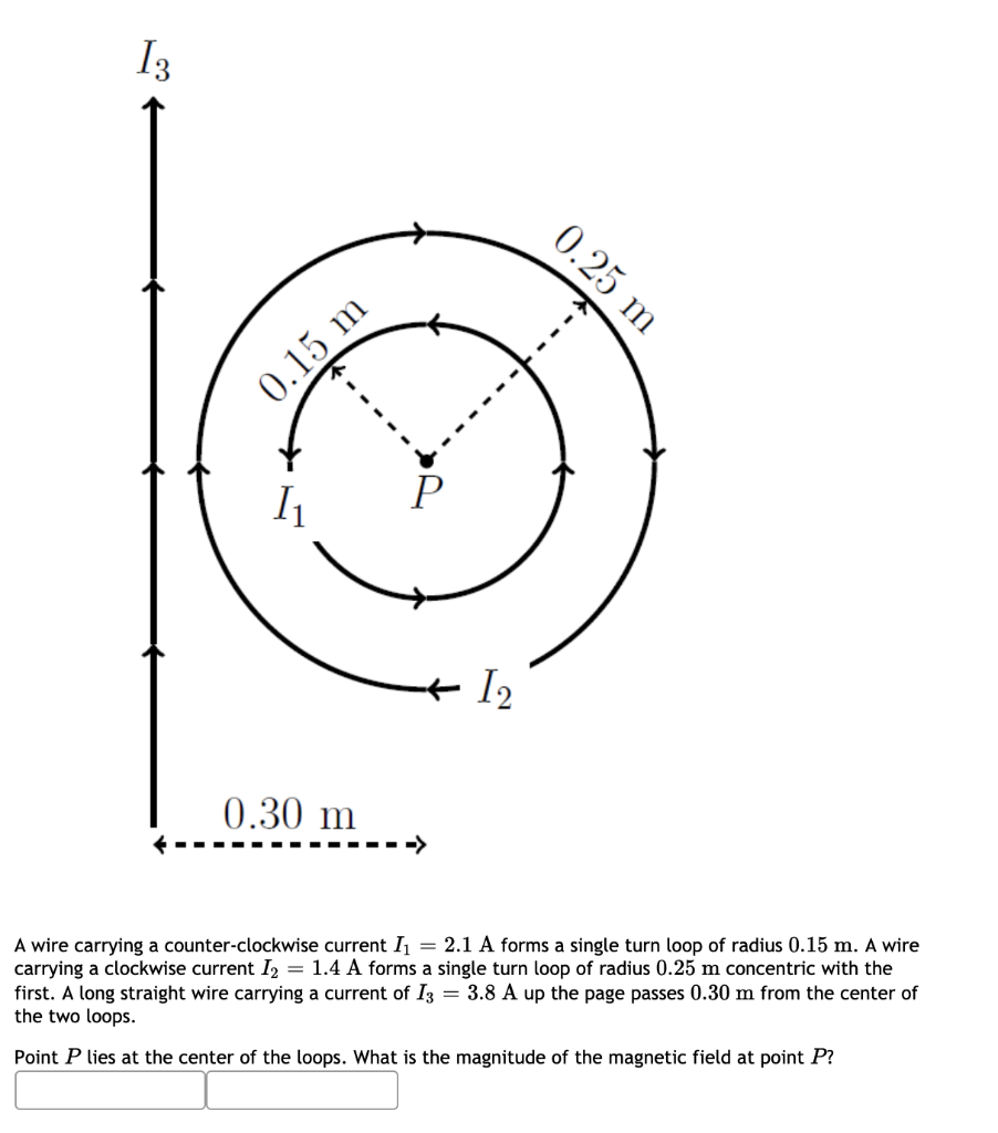Solved A very long wire carries current I = 1.9 A. Most of | Chegg.com