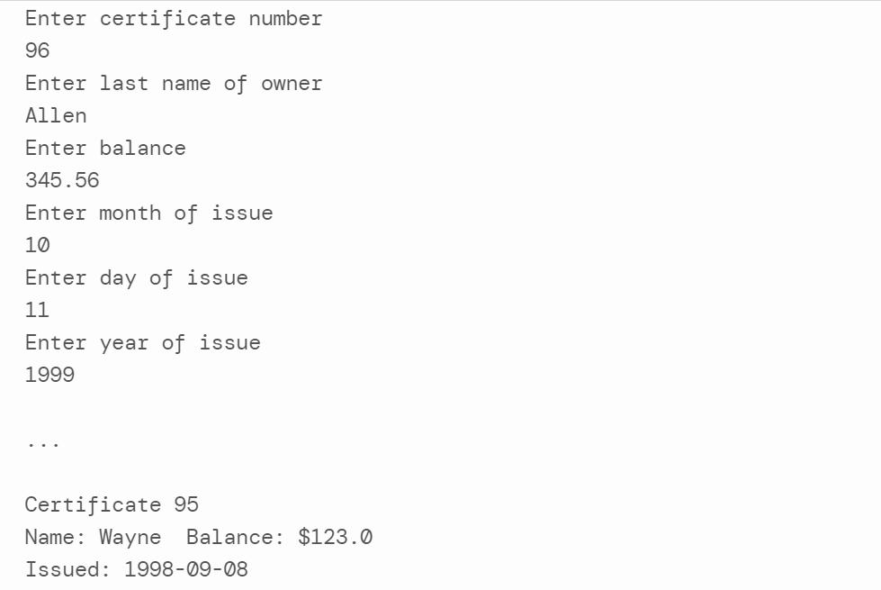 Solved Implement the application to accept data for an array | Chegg.com