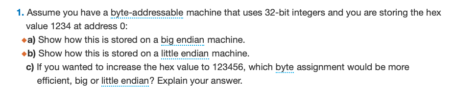 Solved Assume you have a byte addressable machine that uses | Chegg.com