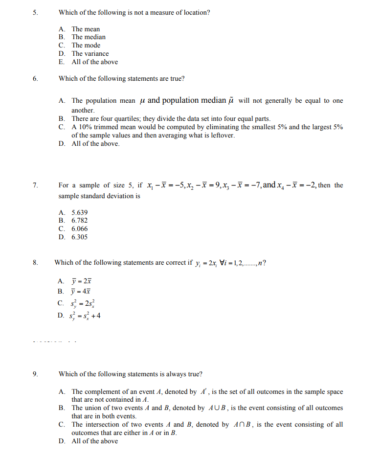 Solved Which of the following statements are correct? A. | Chegg.com