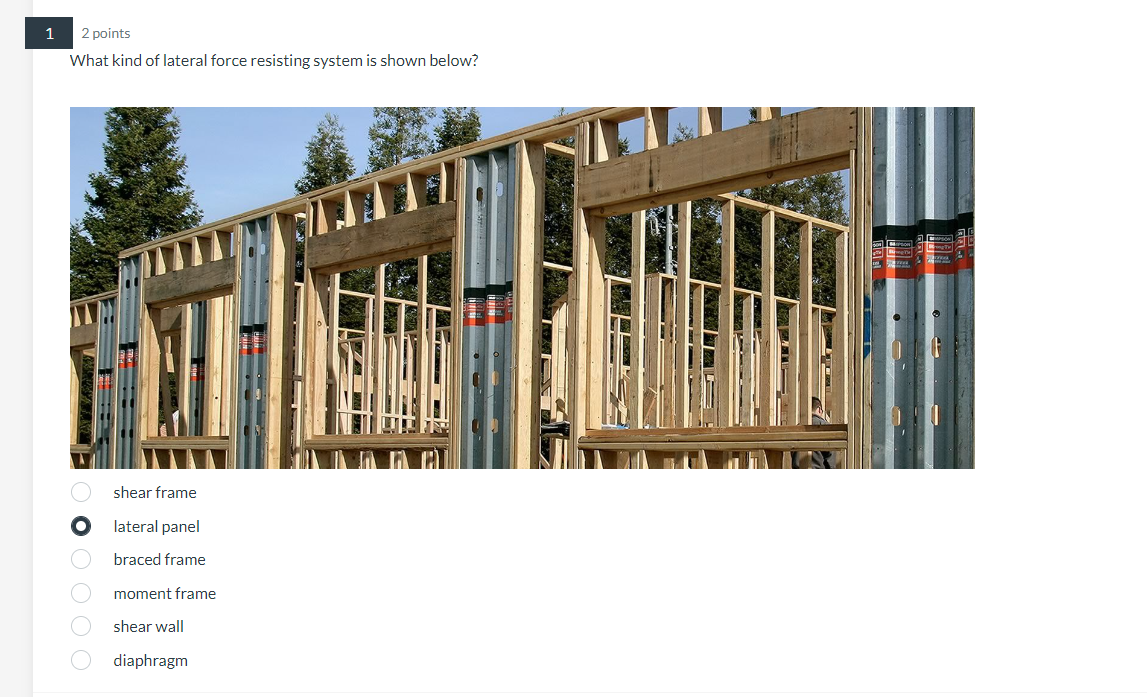 Solved Assume - X=165ft Dark hatch represents shear walls. | Chegg.com