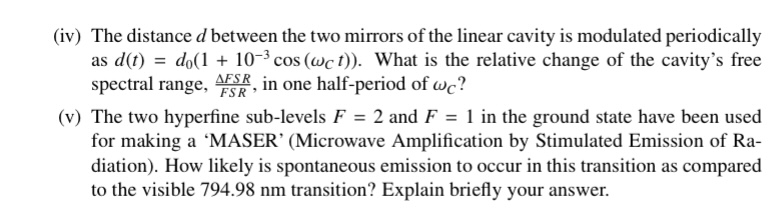 [Solved]: The atomic energy levels of rubidium ( left({