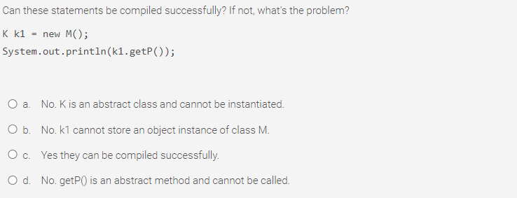 Solved Can these statements be compiled successfully? If | Chegg.com