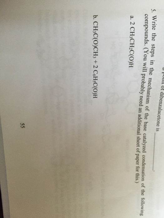 Solved Write the steps in the mechanism of the base | Chegg.com