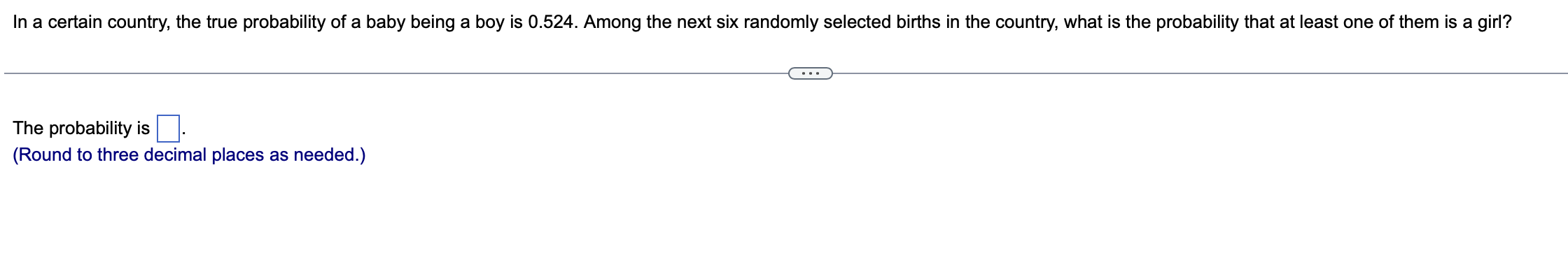 Solved In a certain country, the true probability of a baby | Chegg.com