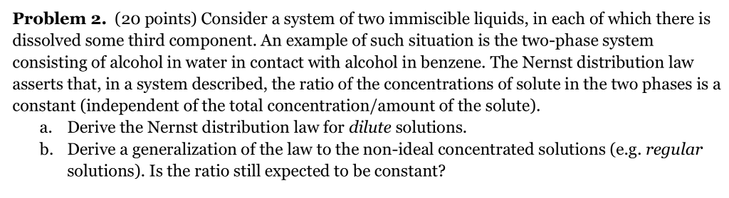 Solved Problem 2 20 Points Consider A System Of Two I 1947