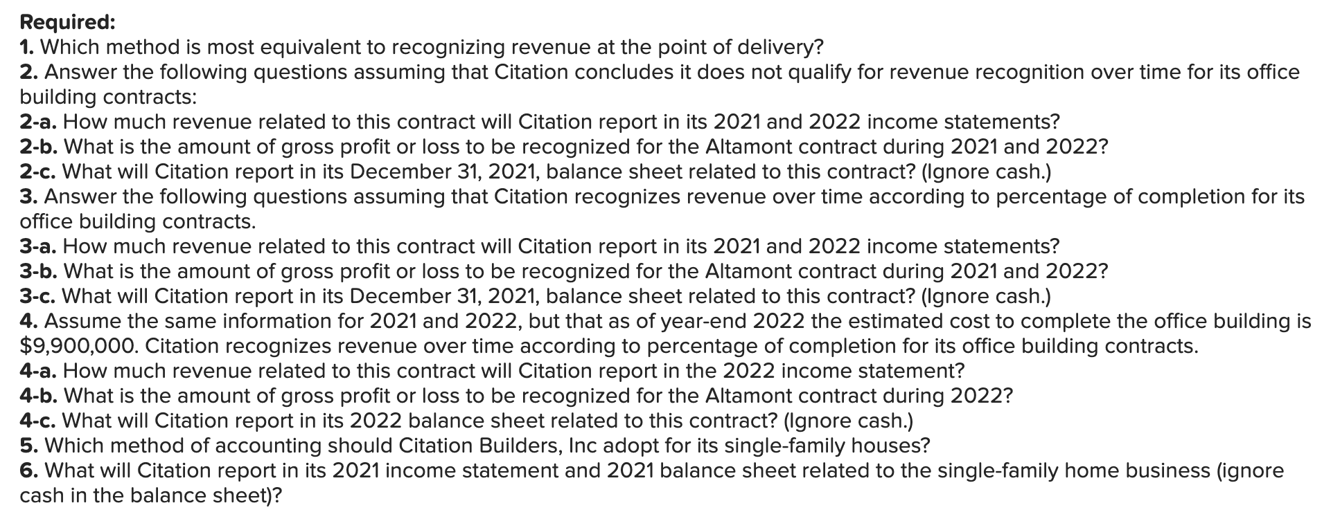 Solved 1 Citation Builders, Inc., builds office buildings | Chegg.com