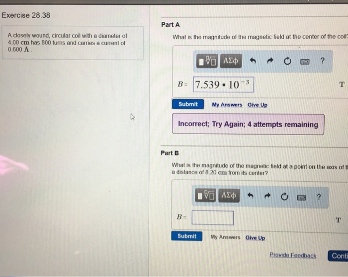 Solved Exercise 28.38 Part A A closely wound, circular coil | Chegg.com