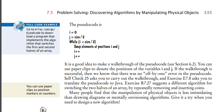 Write A Method That Implements The Algorithm 