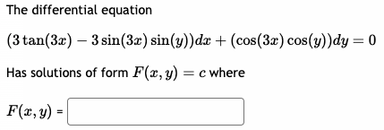 Solved The differential equation | Chegg.com