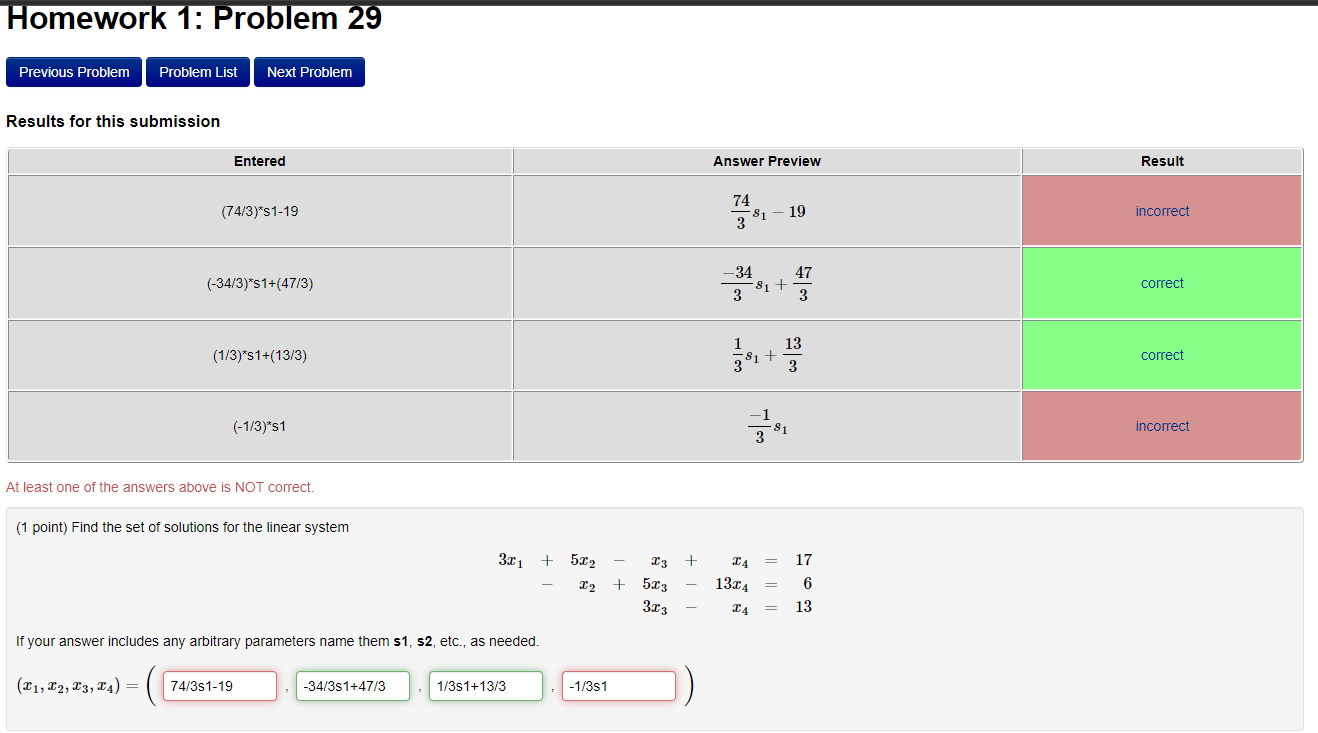 Solved Homework 1: Problem 29 Previous Problem Problem List | Chegg.com