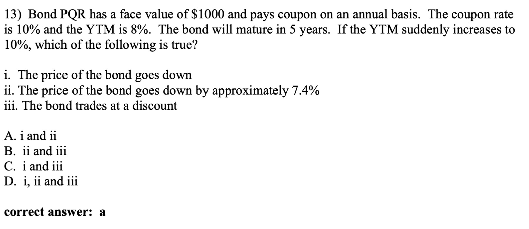 Solved Why statement of iii is wrong? | Chegg.com